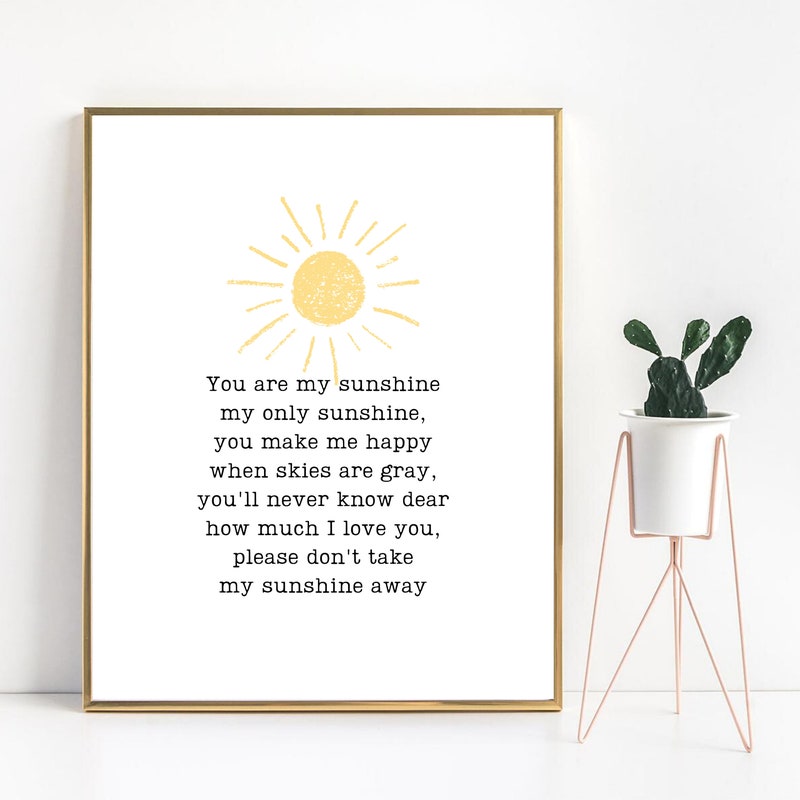 Sunshine Print - Etsy
