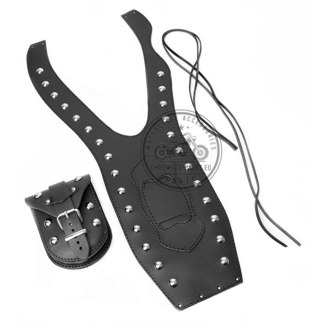 Kawasaki VN1500 VULCAN Leather Tank Chap Cover Bra Panel - Etsy