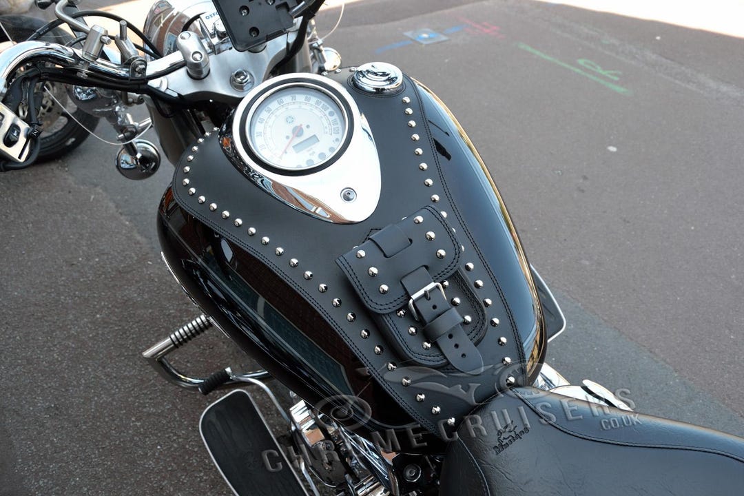 Yamaha XVS1100 Dragstar V-star Leather Tank Chap Cover Bra Panel - Etsy