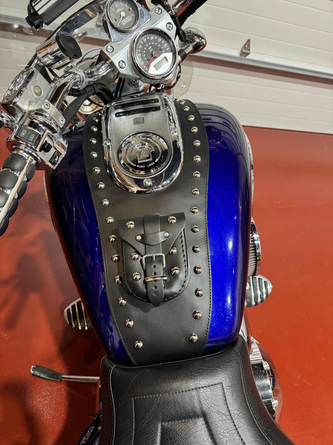 Honda VTX1800 VTX 1800 CUSTOM Leather Tank Chap Cover Bra Panel - Etsy