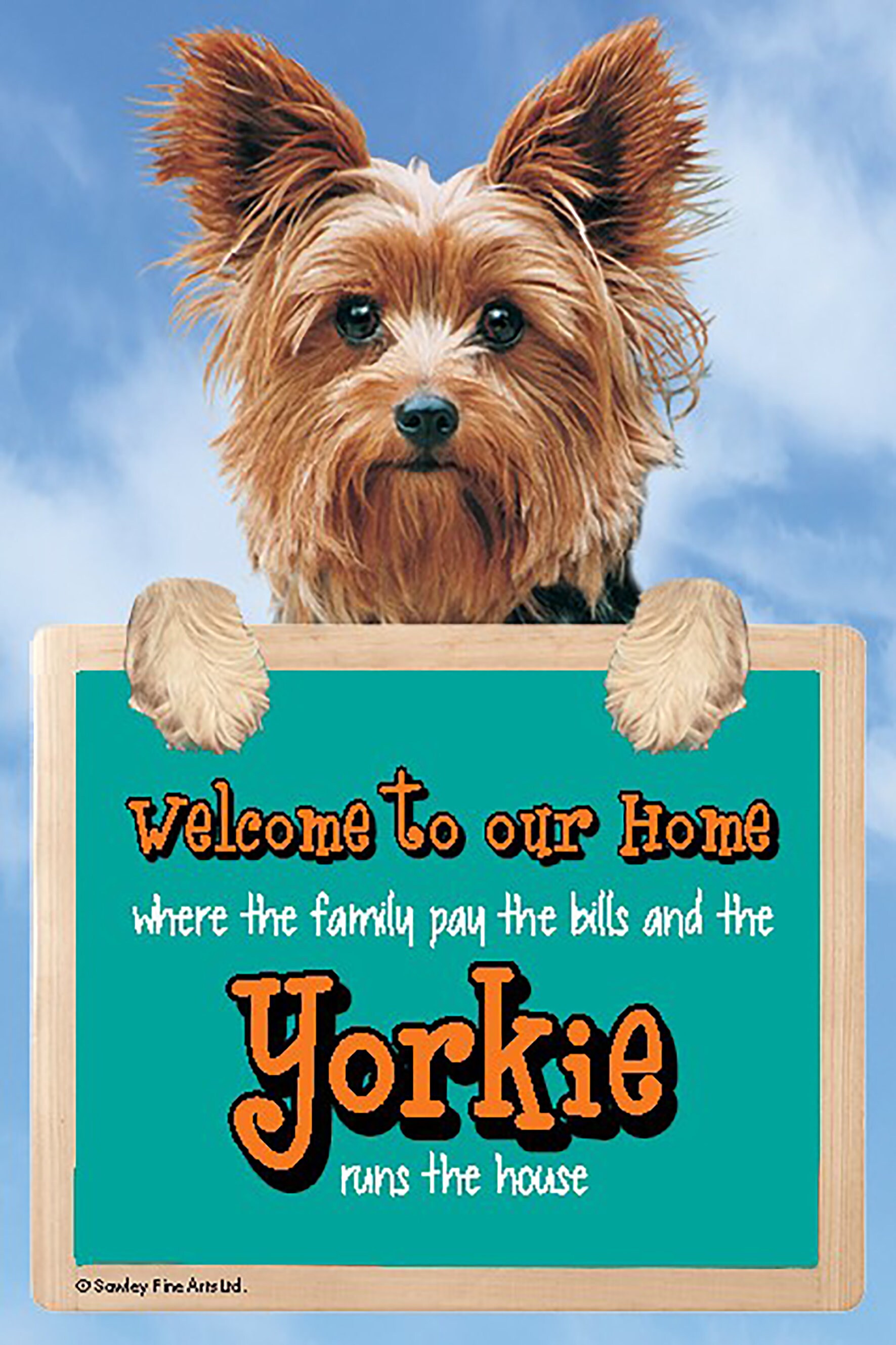 Yorkshire Terrier YORKIE Dog Welcome Sign 9 X 6 Inches - Etsy