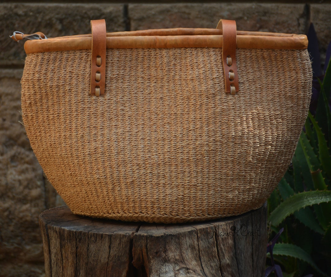 Natural Sisal Purse | Sisal Bag | Kiondo Bag | African Basket | Kenyan ...