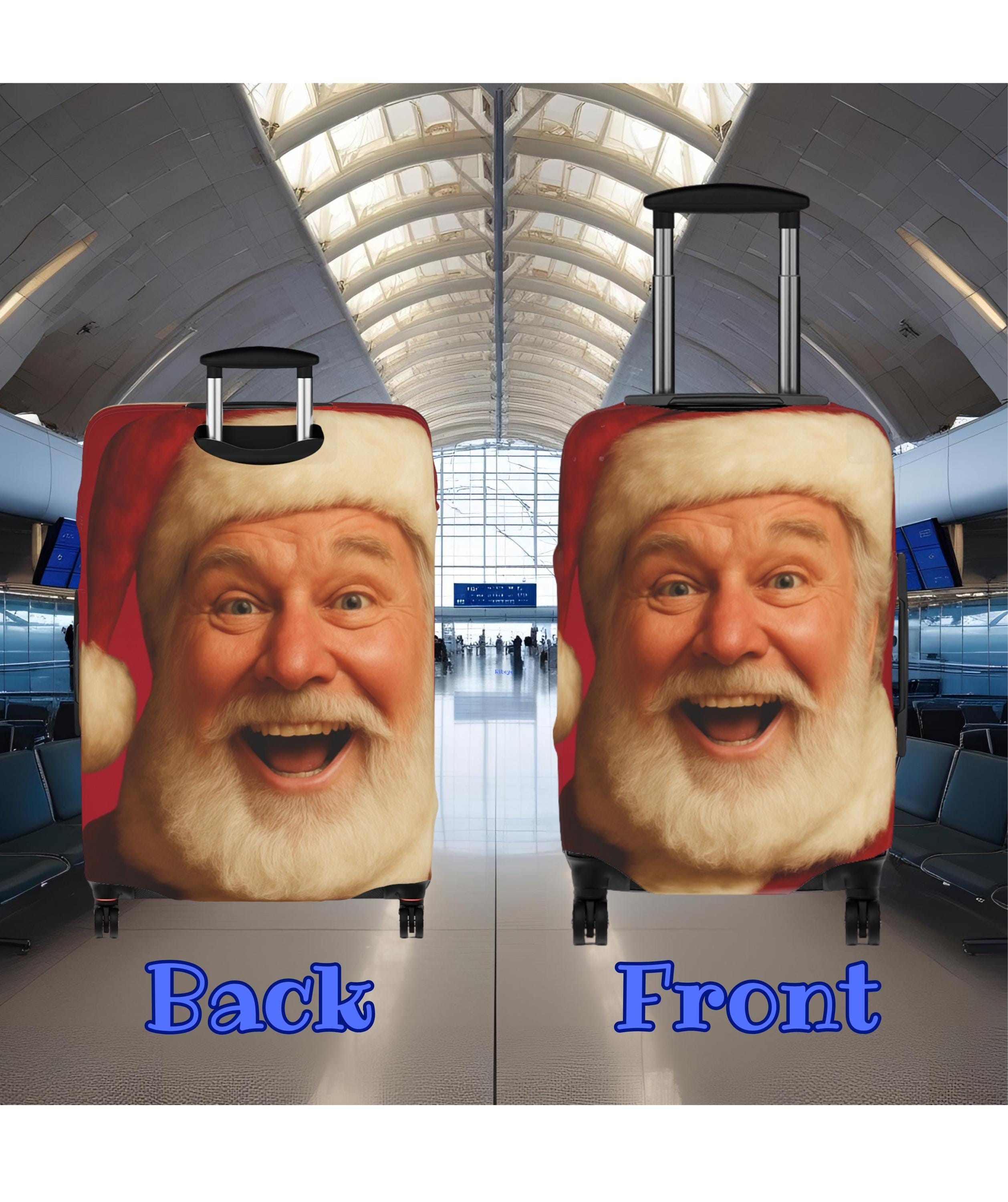 Santa Claus Christmas Luggage Cover St. Nicholas Suitcase Protector 3 ...
