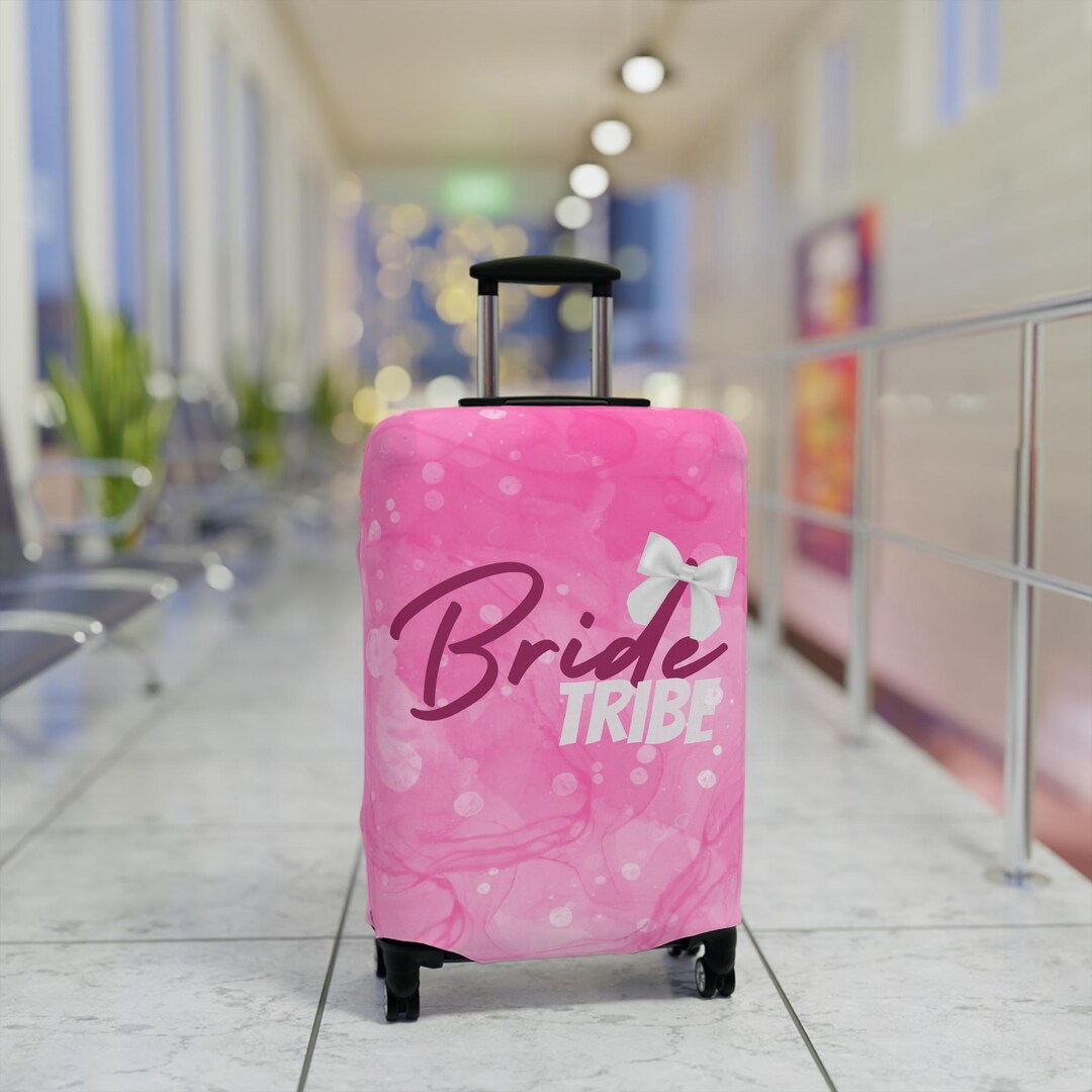 Bride Tribe Luggage Protector, Bachelorette Gift Luggage Cover, Wedding ...