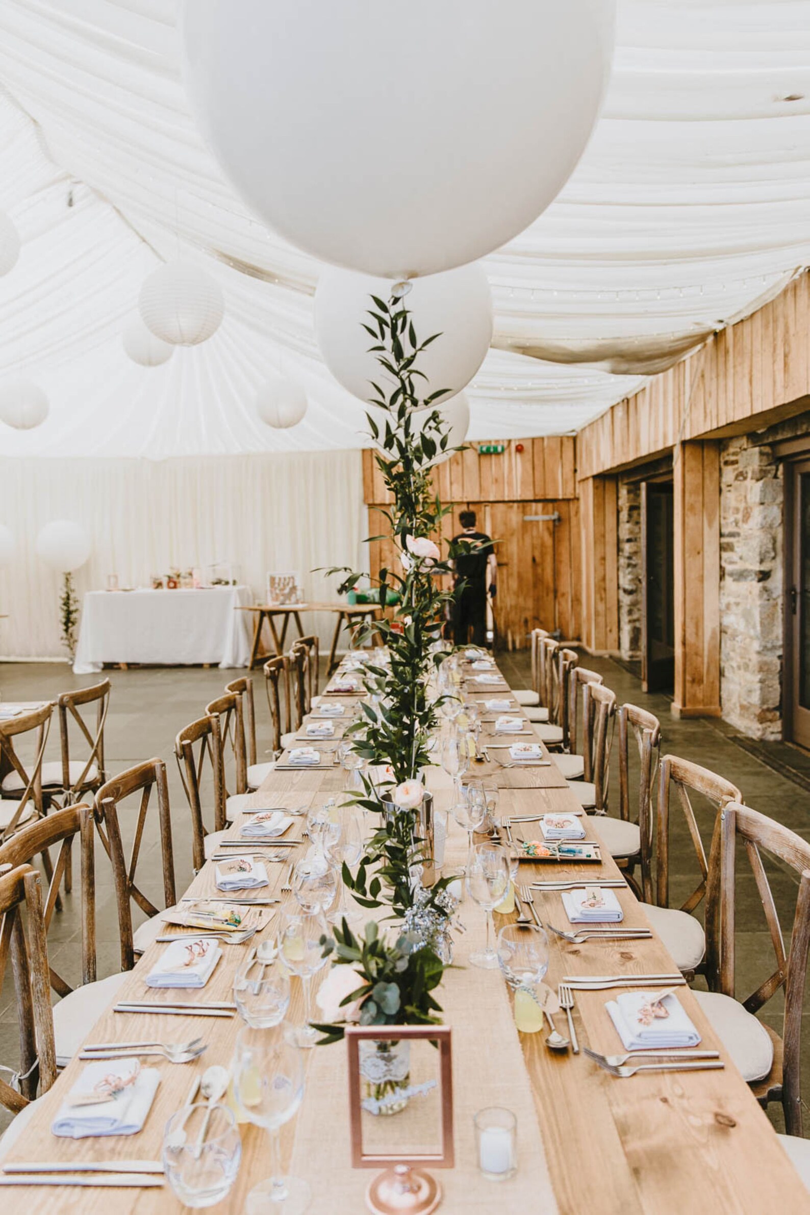 6 PACK Table Number Balloons White Large 36 Add-on Vine Garland Perfect ...