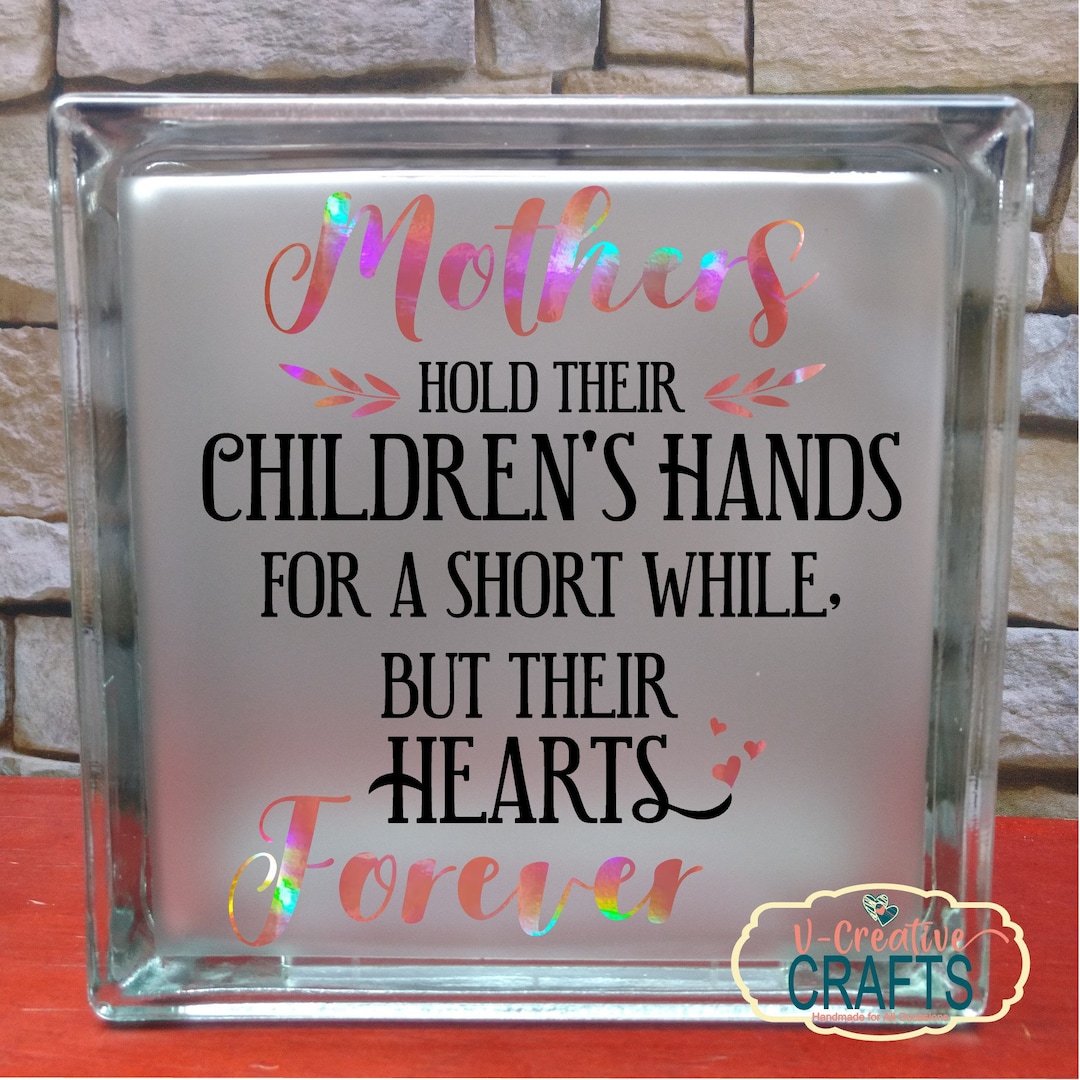 Mom Sign Glass Block, Mom Decor, Mother Quote, Gift for Mom - Etsy