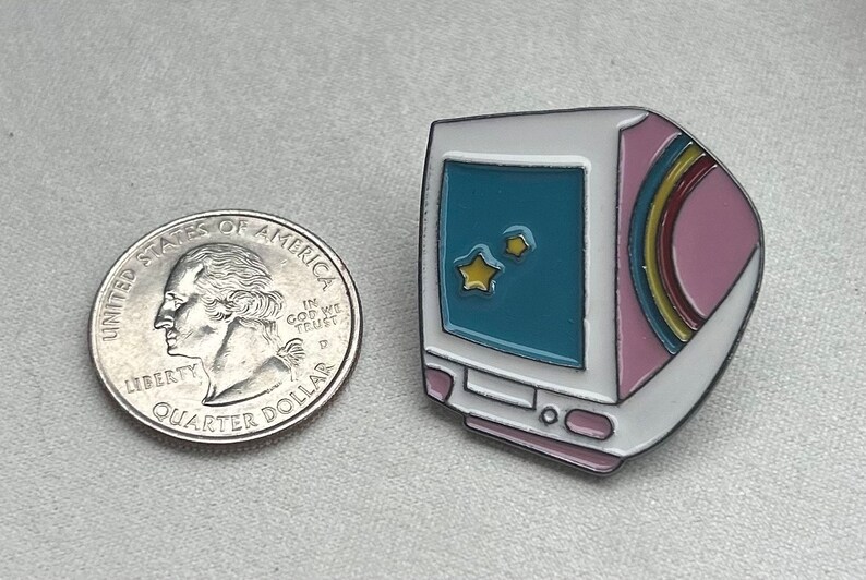 Y2k Computer Enamel Pin Y2k 90s Retro 80s Mtv Vh1 Millenial Music 90s ...