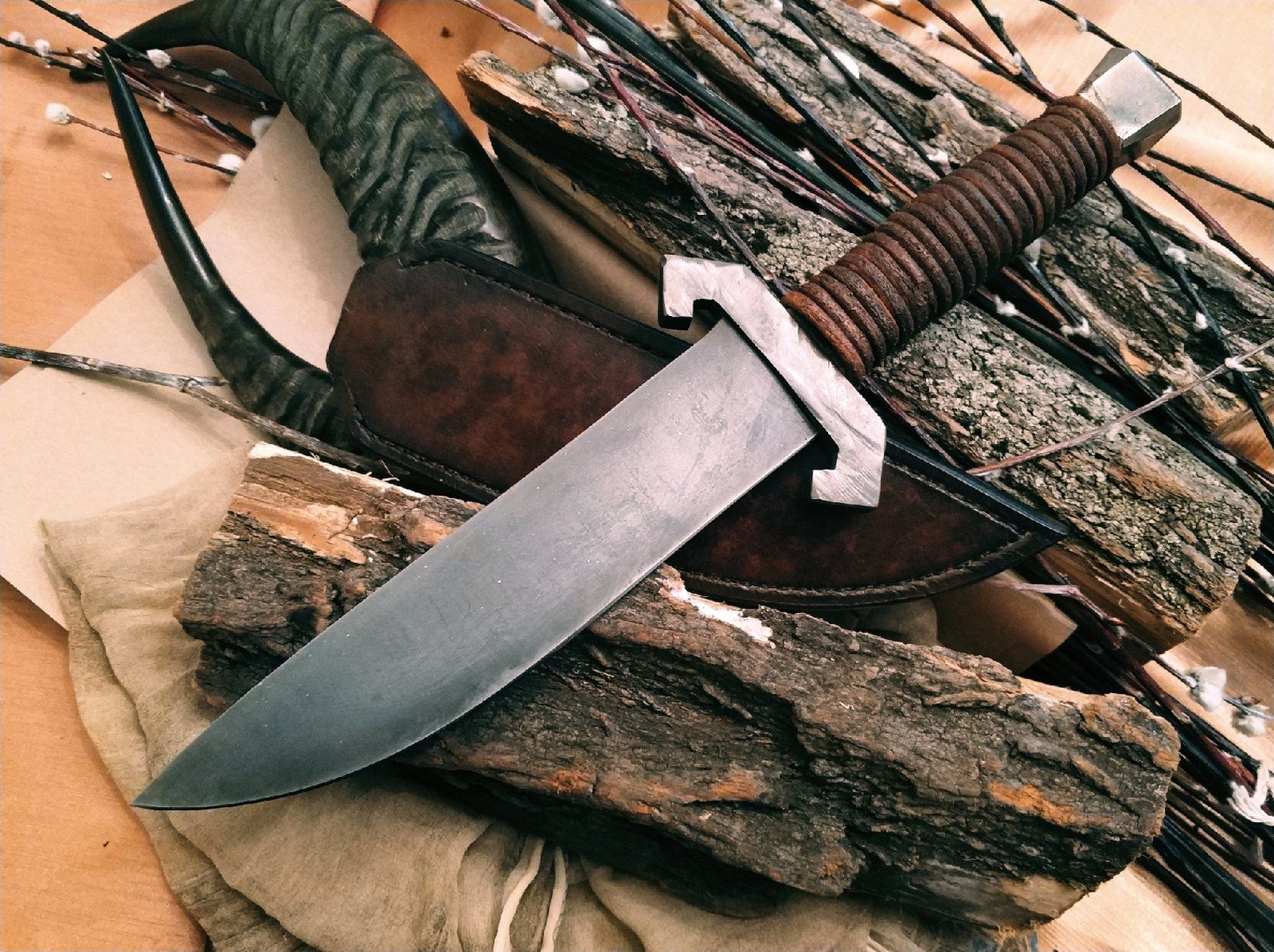 Berserk guts knife sword hand forged anime manga berserk | Etsy