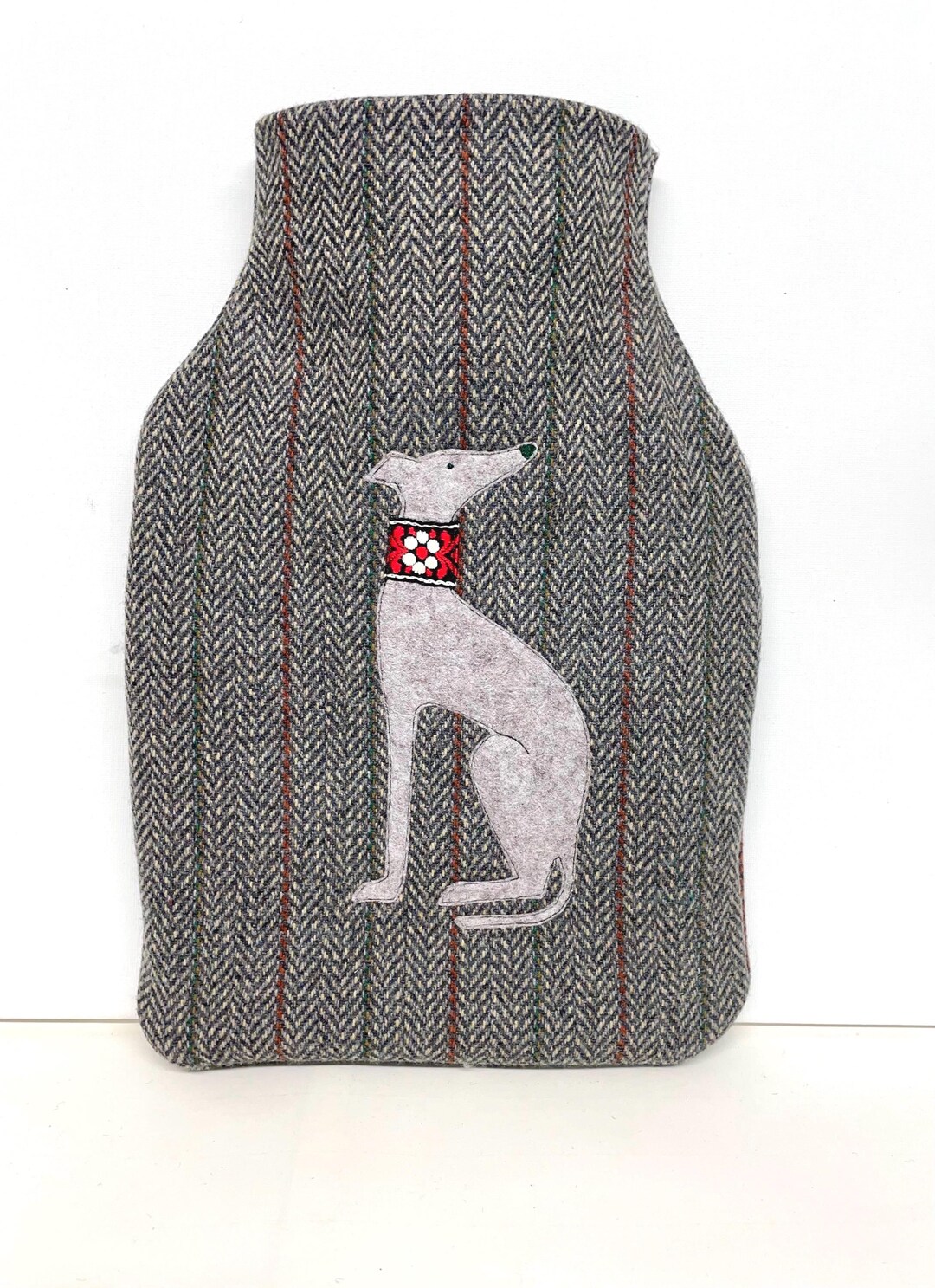 Handmade Tweed Whippet Hot Water Bottle Cover , Whippet Gift . - Etsy