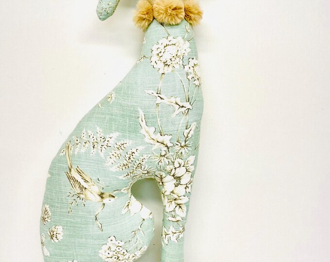 Handmade Decorative Stuffed Whippet, Fly the Whippet, Whippet Gift ...