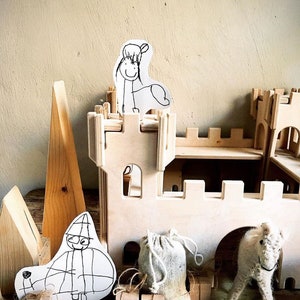 Enchanting Wooden Toy Castle Playhouse - Sustainable, Easy-to-assemble ...