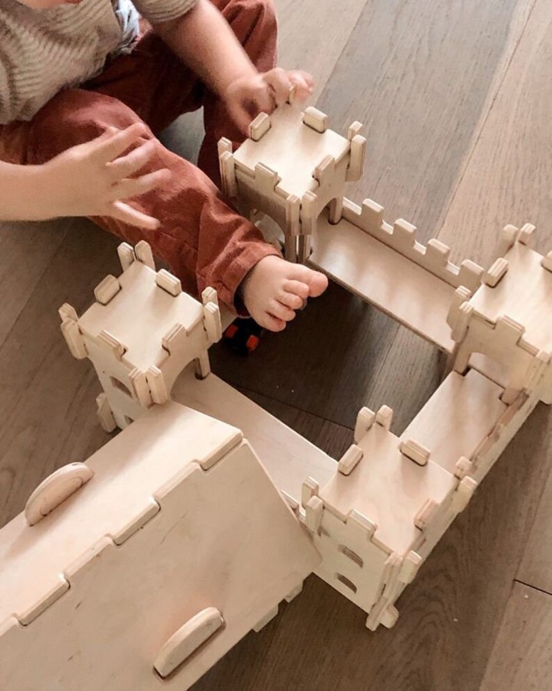 Enchanting Wooden Toy Castle Playhouse - Sustainable, Easy-to-assemble ...