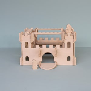 Enchanting Wooden Toy Castle Playhouse - Sustainable, Easy-to-assemble ...