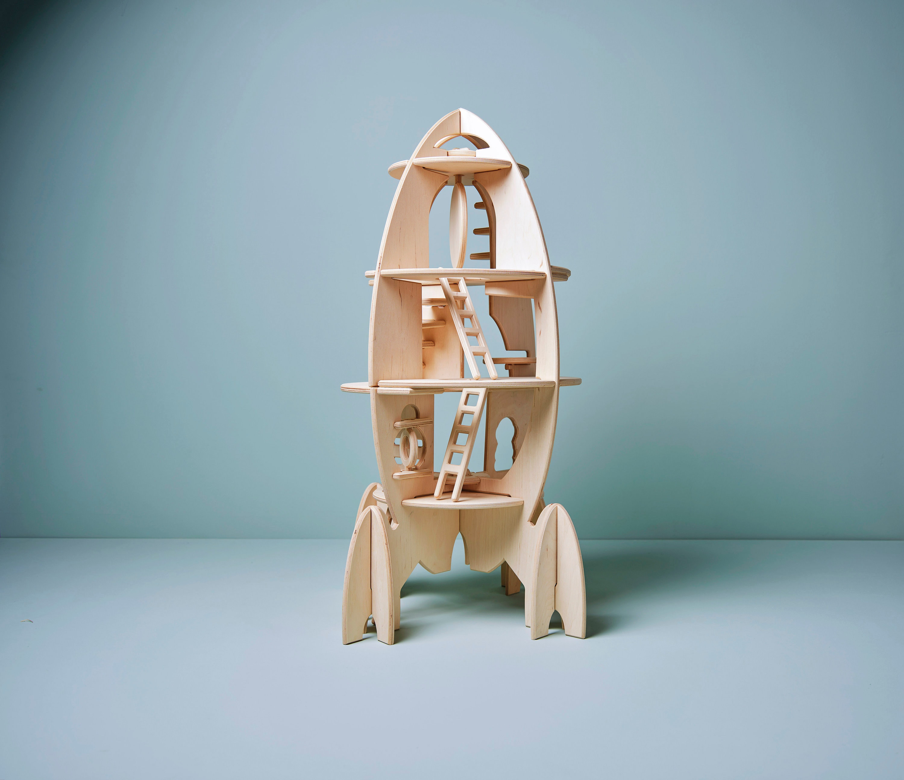 Adventurous Wooden Toy Rocket Ideal for Children Aged 3 - Etsy