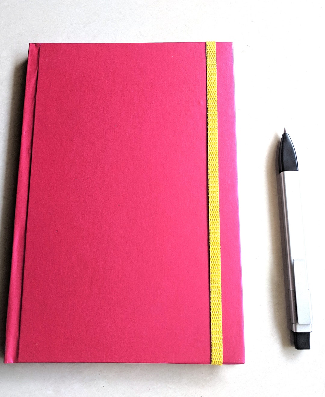 Hard Cover Notebook Metallic Pink - Etsy