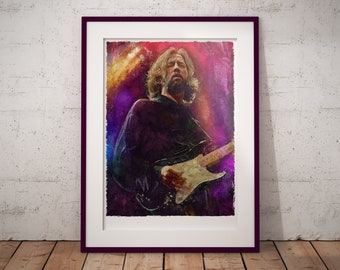 Eric Clapton Poster - Etsy