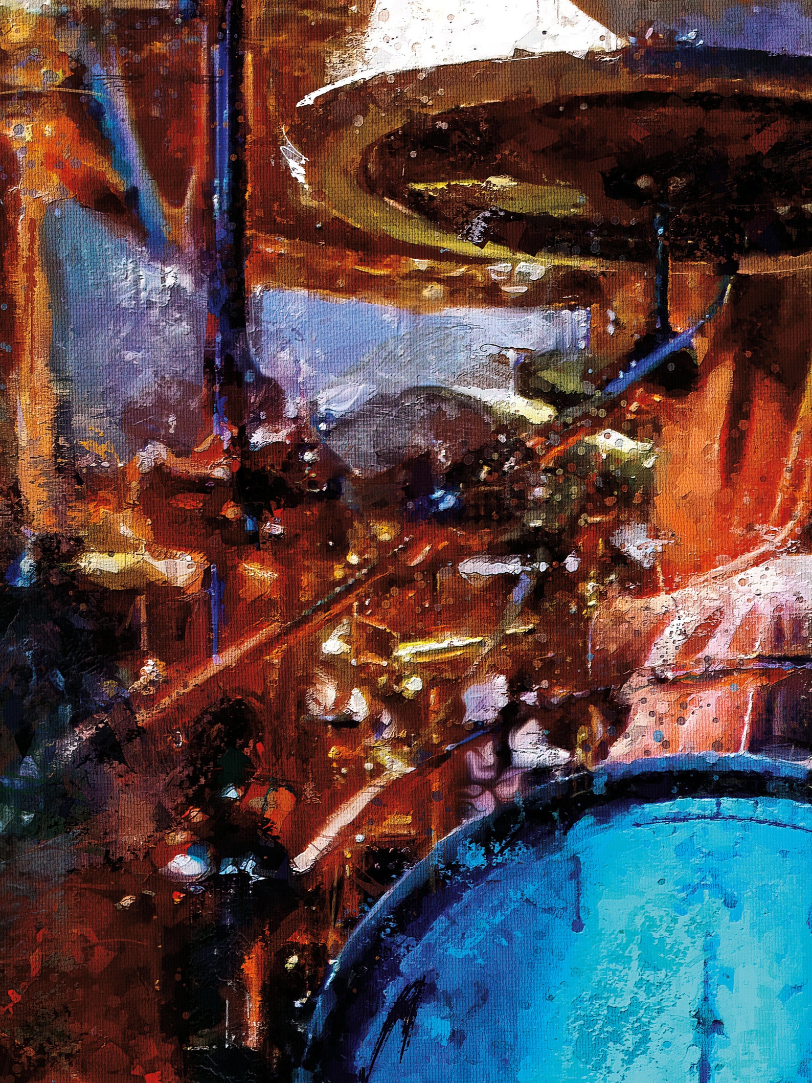 Neil Peart Original Art Print Rush Band Art Unofficial Fan Etsy