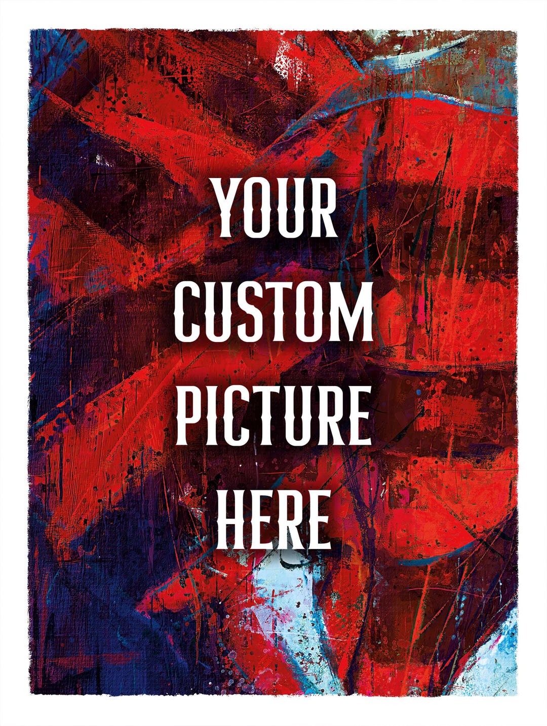 Your Custom Picture Design to Print Large Custom Poster Art ...
