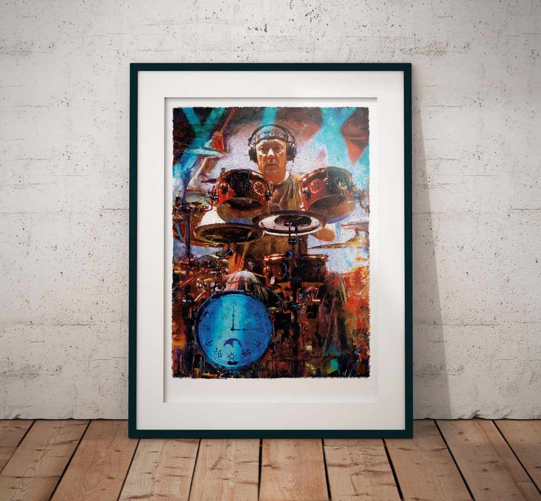 Neil Peart Original Art Print. Rush Band Art. Unofficial Fan - Etsy