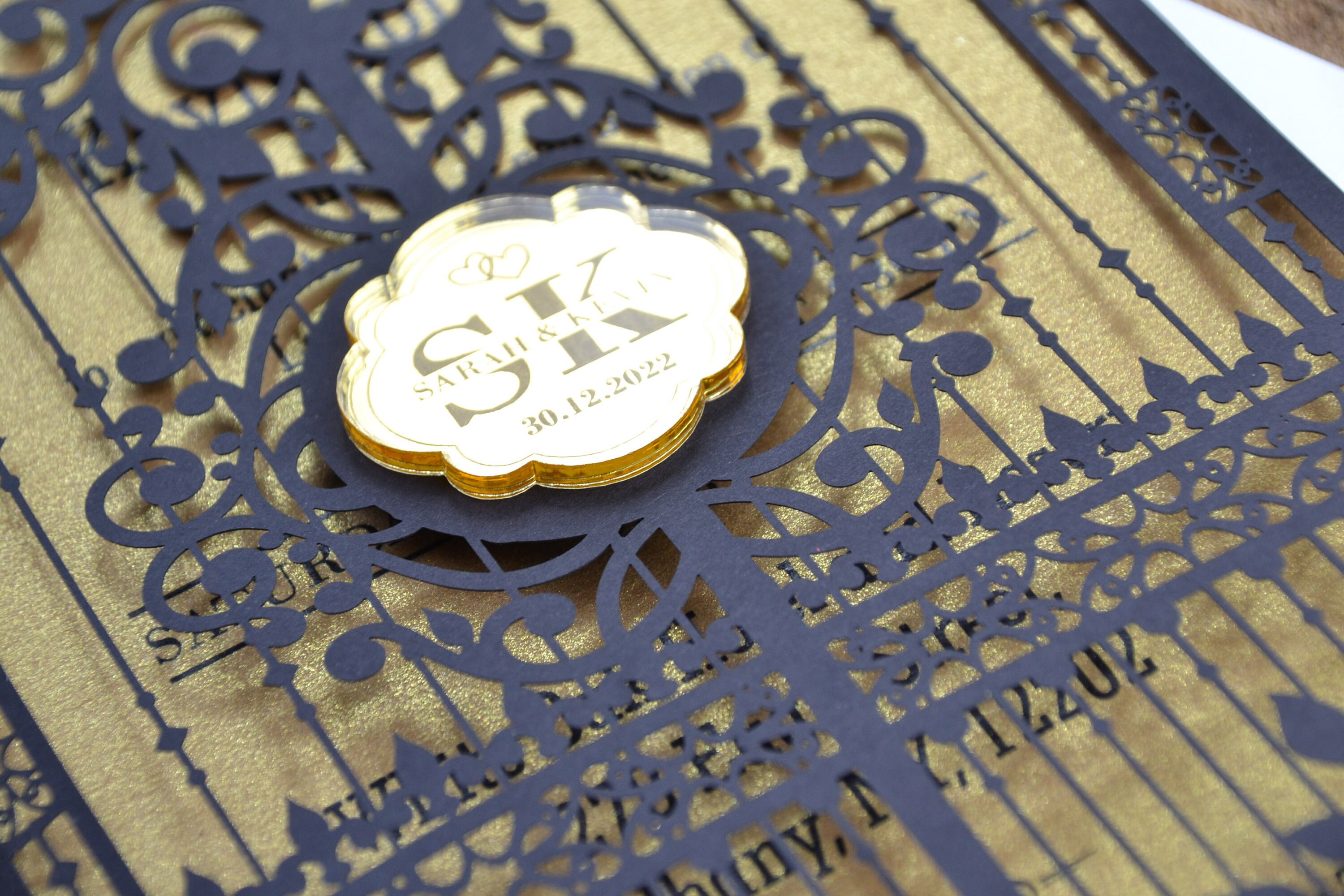 Wedding Invitation Printed Wedding Invitation Gate - Etsy