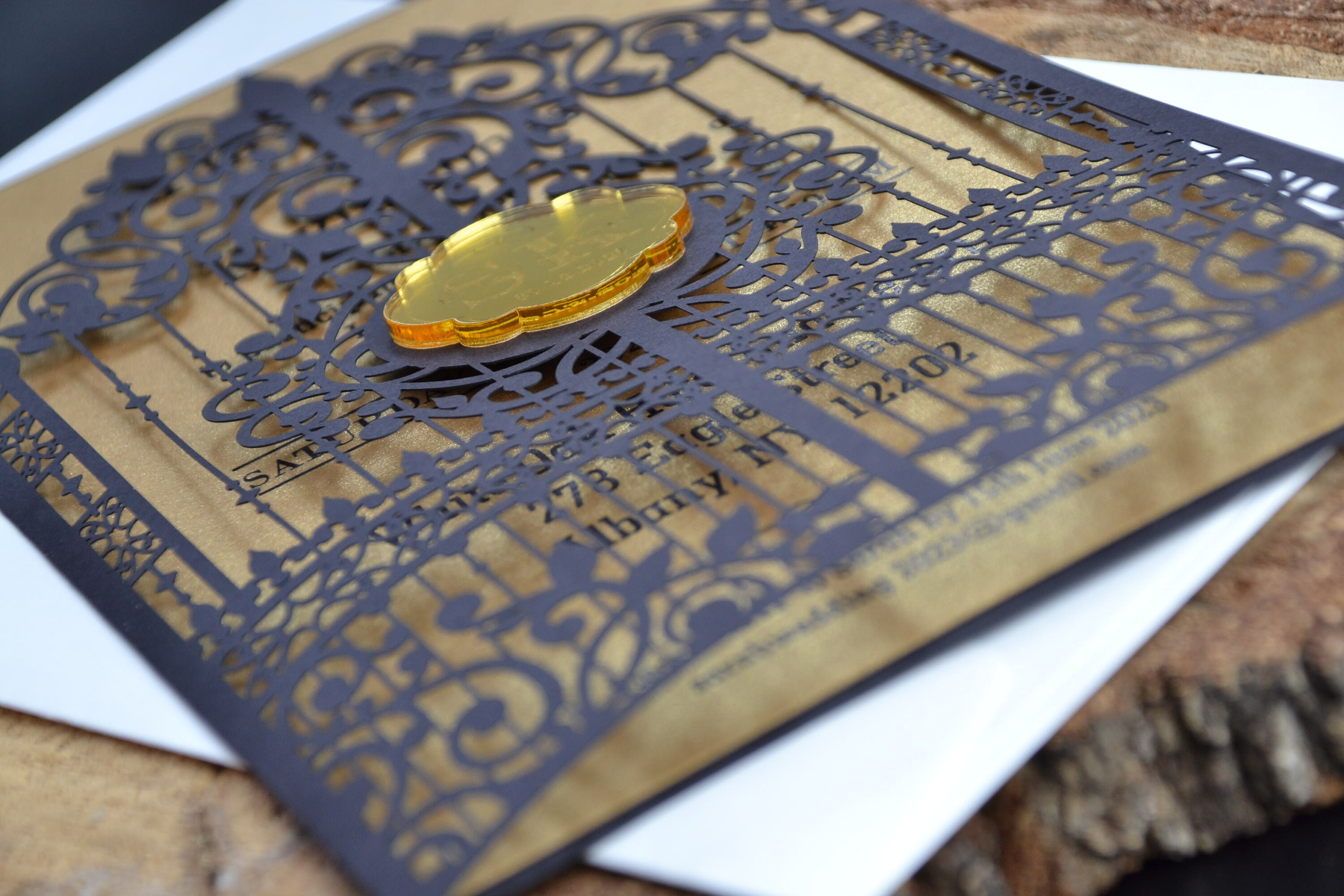 Wedding Invitation Printed Wedding Invitation Gate - Etsy