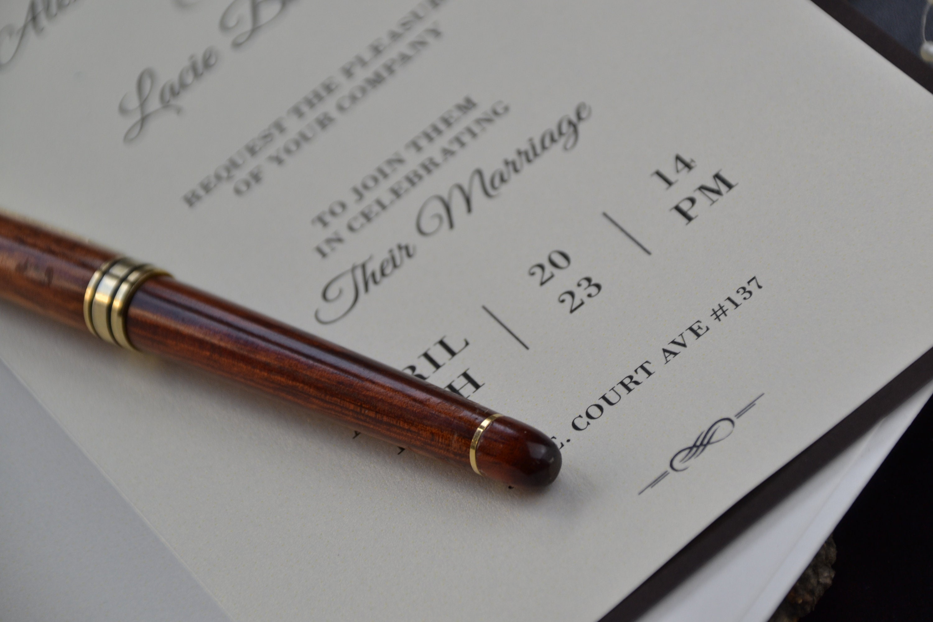 Same Sex Wedding Invitation Laser Cut Invitation Lesbian Etsy