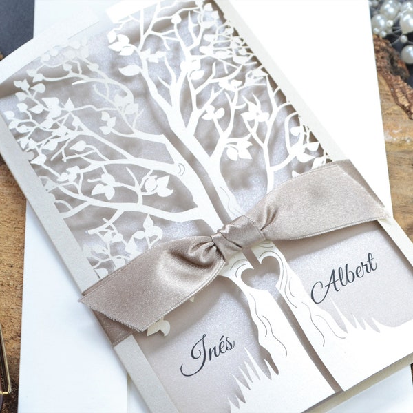 Tree Wedding Invite - Etsy