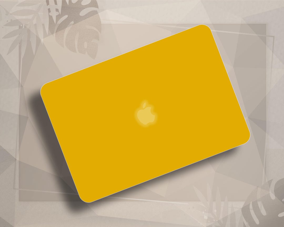 Mustard Yellow MacBook Air Case, Gold Amber Hue MacBook Pro 13 Case ...