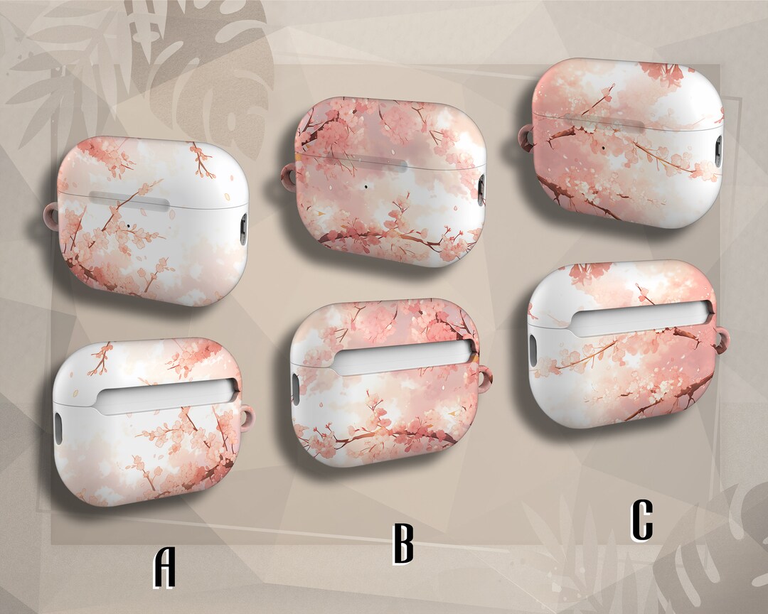 Sakura Tree AirPod Case, Cherry Blossom Pink AirPod Pro Case, Apple ...