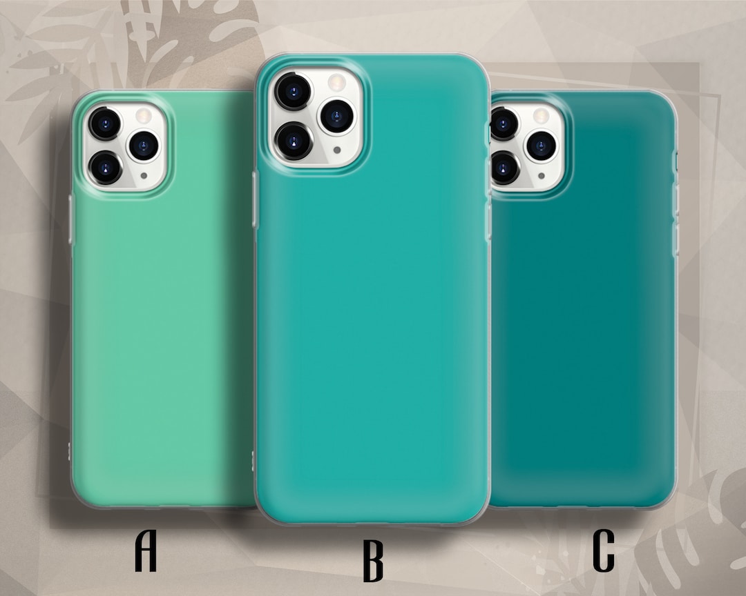 Teal Phone Case Mint Turquoise Cover Fit for iPhone 17 Pro Max, 16 Pro ...