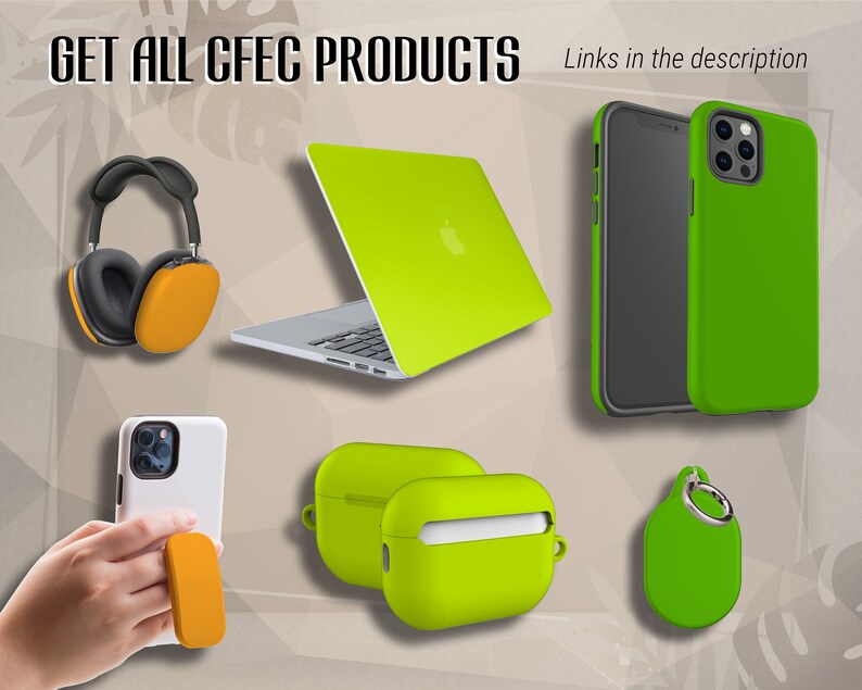 Neon MacBook Air Case, Lime Green Orange MacBook Pro 13 Case, Apple ...