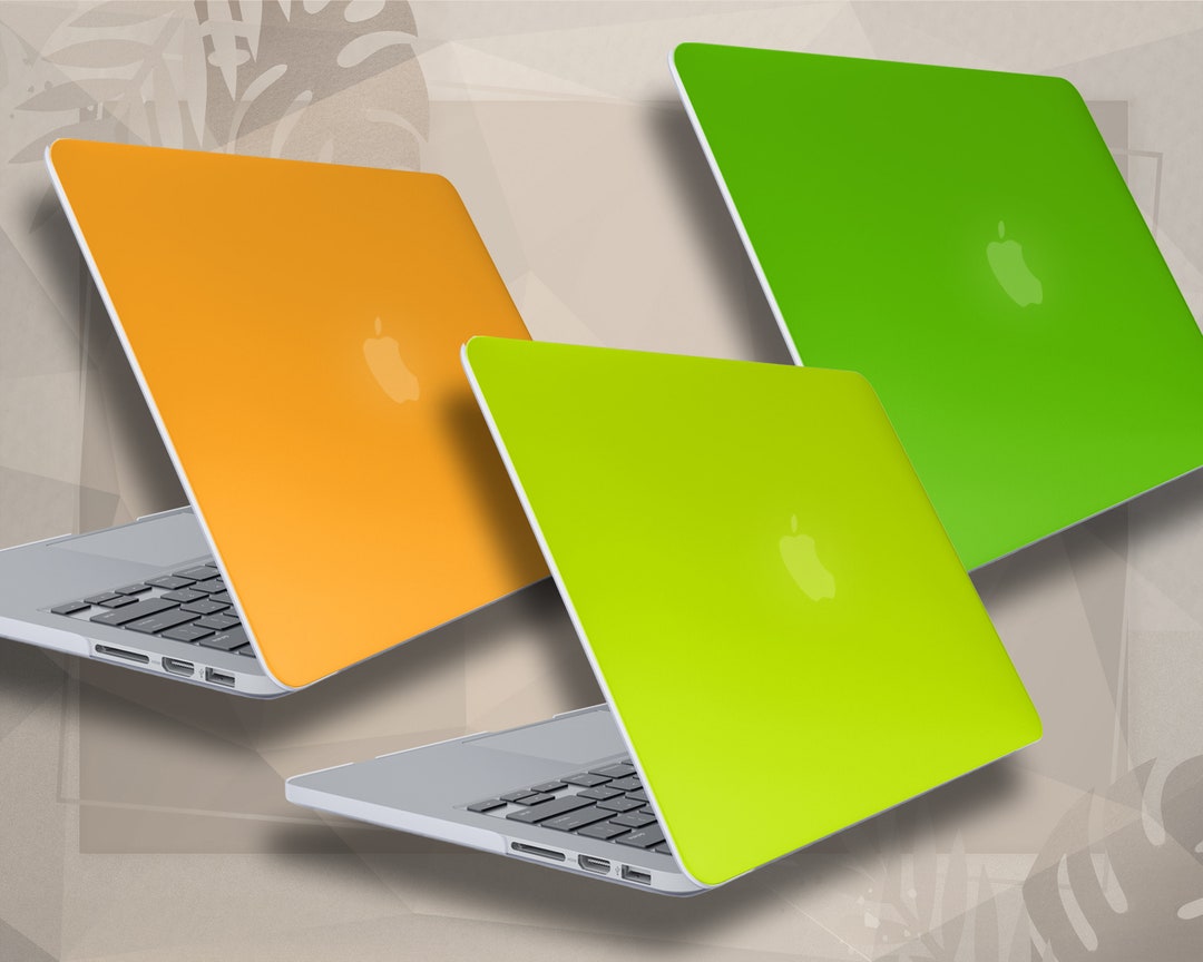 Neon MacBook Air Case, Lime Green Orange MacBook Pro 13 Case, Apple ...