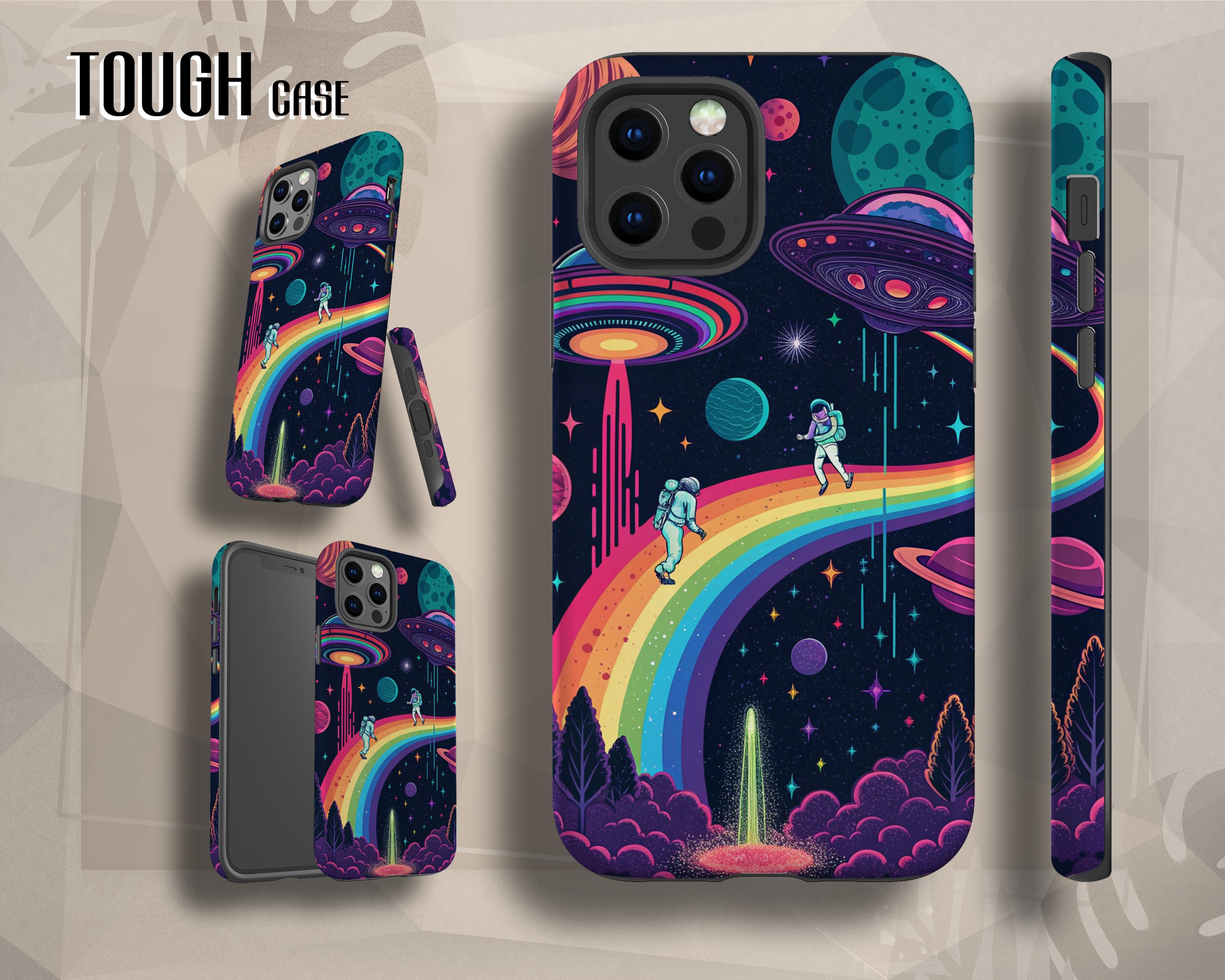 Trippy Phone Case, Neon Psychedelic iPhone Case for iPhone 17 Pro Max ...