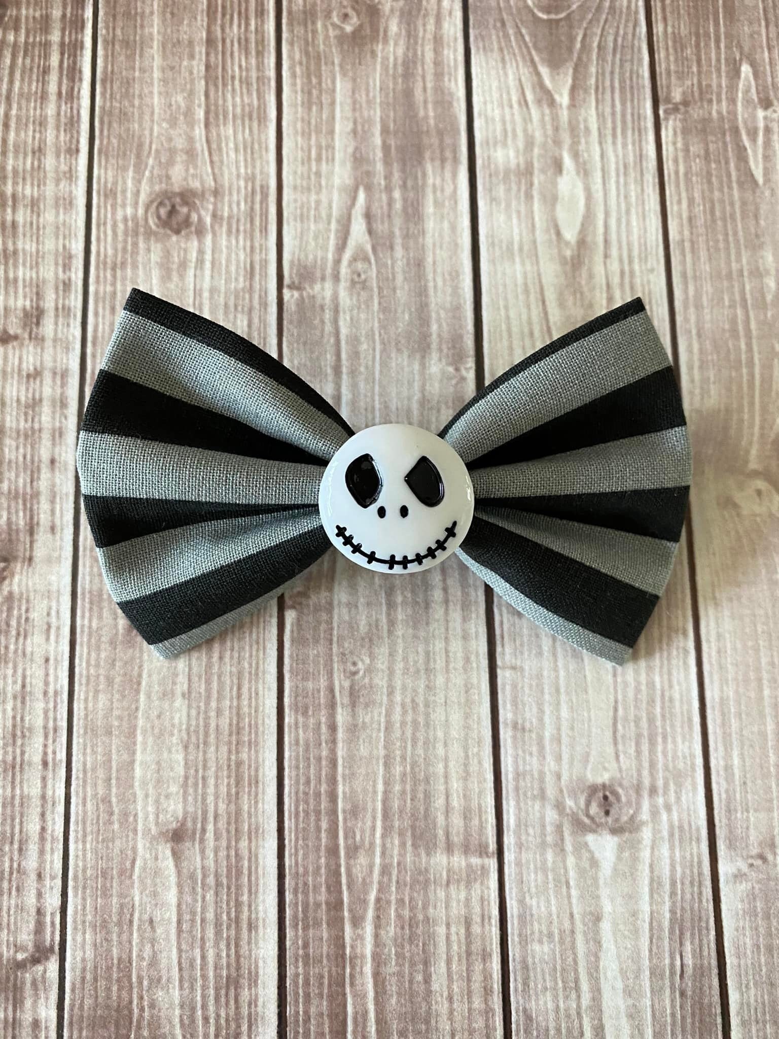 The Nightmare Before Christmas Hair Bow, Jack Skellington Hair Bows ...