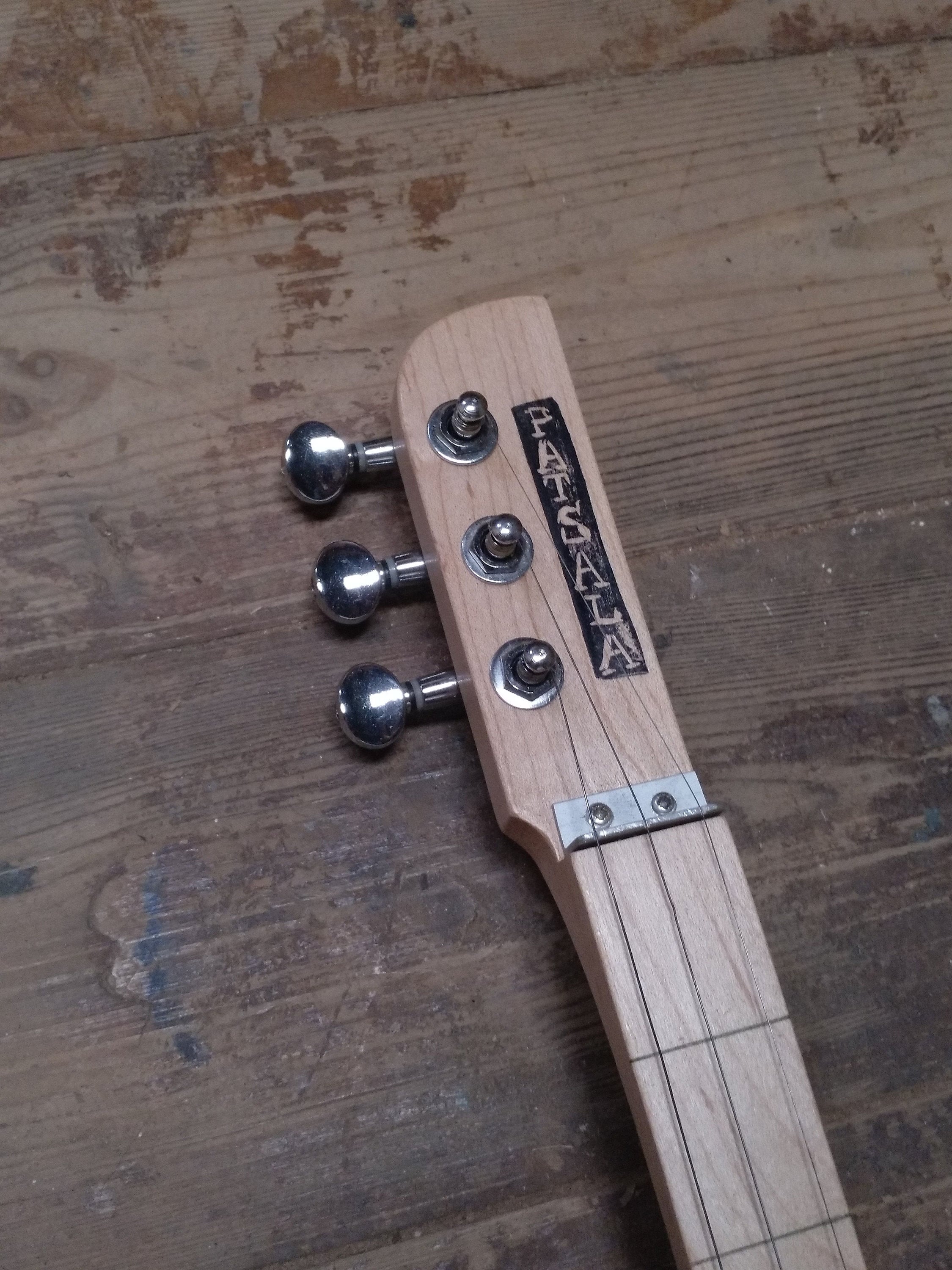 THE END SG_STYLE 3 String Fretless Guitar - Etsy