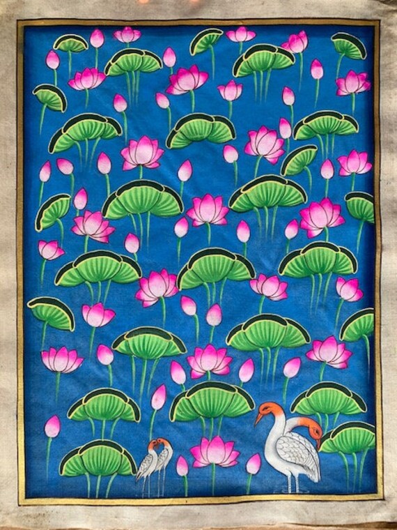 Art & Collectibles Painting Rustic Holy cow,kamal talai painting on ...