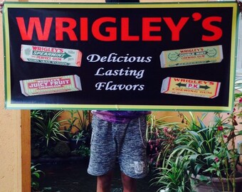 Wrigleys gum sign | Etsy
