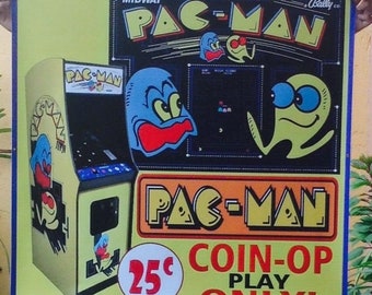 Pac man sign | Etsy