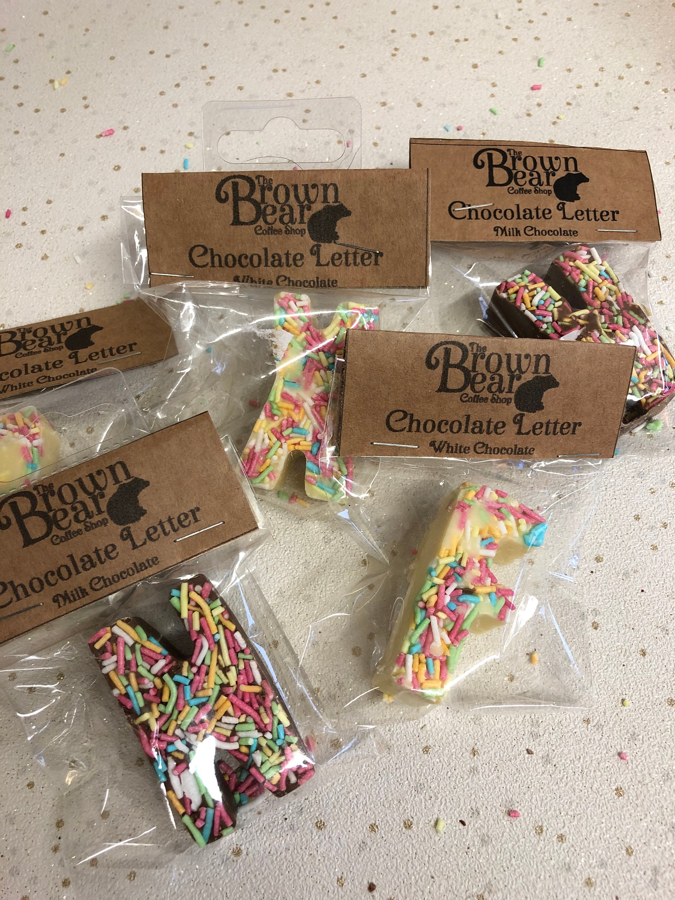 Chocolate Letters - Etsy