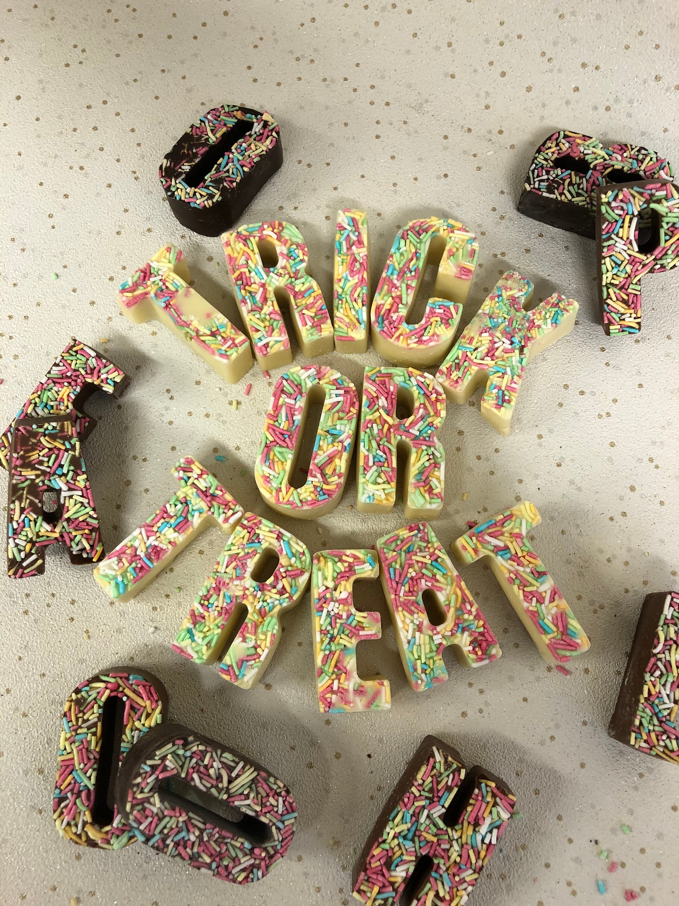 Chocolate Letters - Etsy