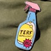 TERF Repellent Pin | Terf Pin | Trans Pride Enamel Pin | Anti Terf ...