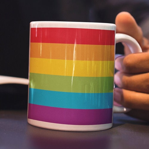 Gay Coffee Mug Boys Can Like Boys Too Inspirational LGBT - Etsy