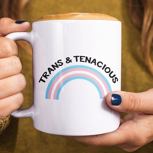 Transgender Trans Pride Flag Mug Transgender Flag Lgbtq Etsy