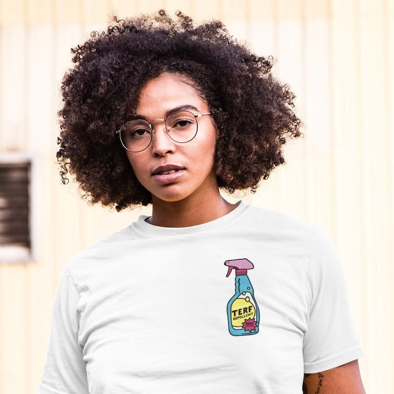 TERF Repellent Shirt Trans Pride T Shirt Anti TERF Trans - Etsy