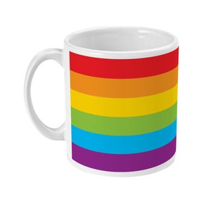 Pride Flag Mug | Rainbow Coffee Mug | Gay Pride | LGBTQ Pride | Pride ...