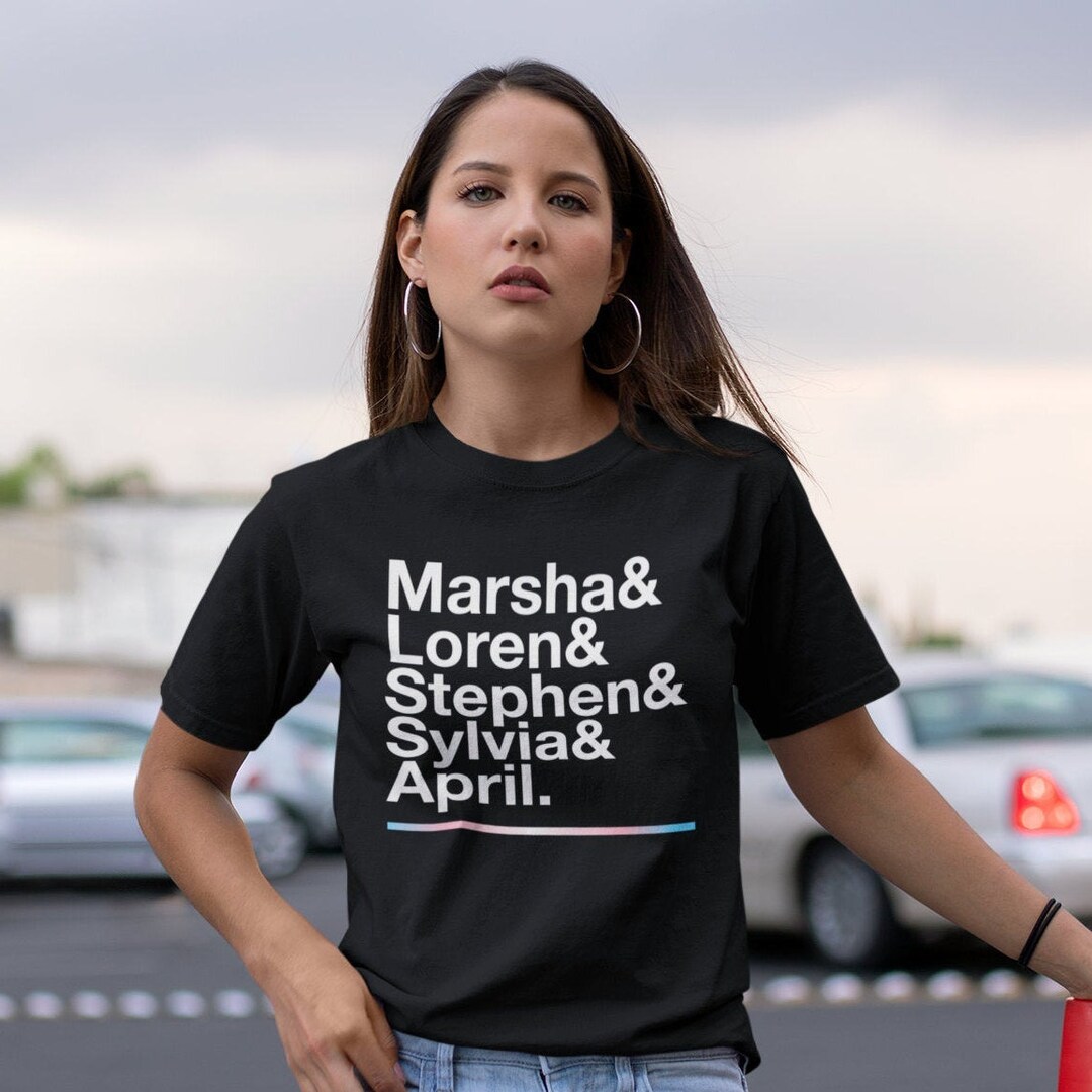 Trans Icons T Shirt | Trans Shirt | Transgender Pride Clothing | Marsha ...