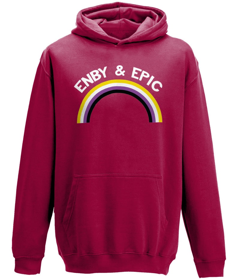 Non Binary Pride Hoodie Non-Binary Clothing Non Binary | Etsy