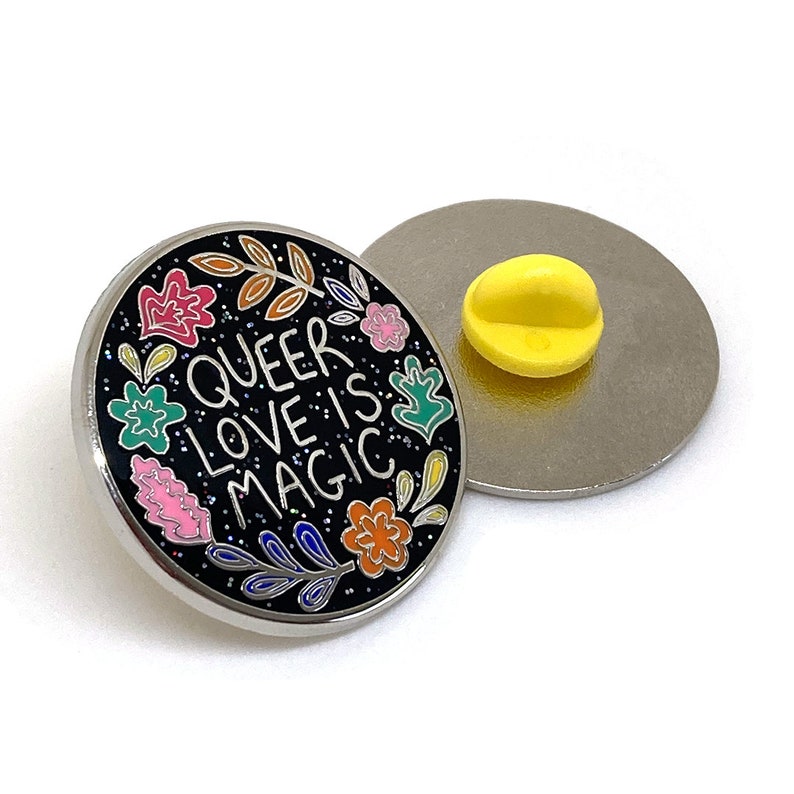 Queer Love is Magic Enamel Pin | Gay Wedding Gift | Queer Christmas ...