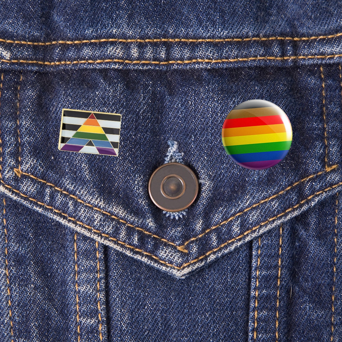 Ally Pin LGBTQ Ally Gift Straight Ally Enamel Pin Ally - Etsy