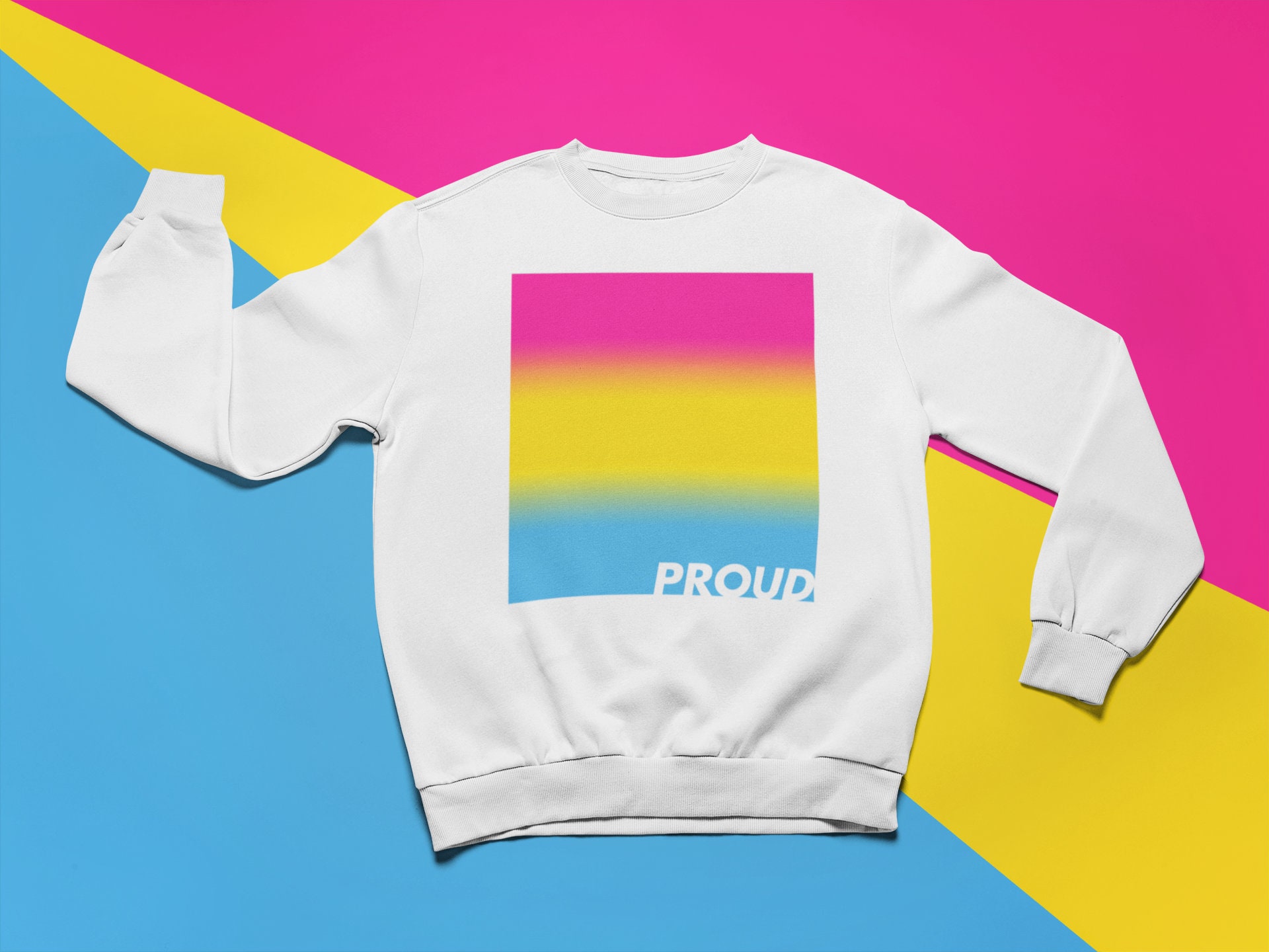 Pansexual Sweatshirt Pan Pride Sweater Proud Pansexual | Etsy